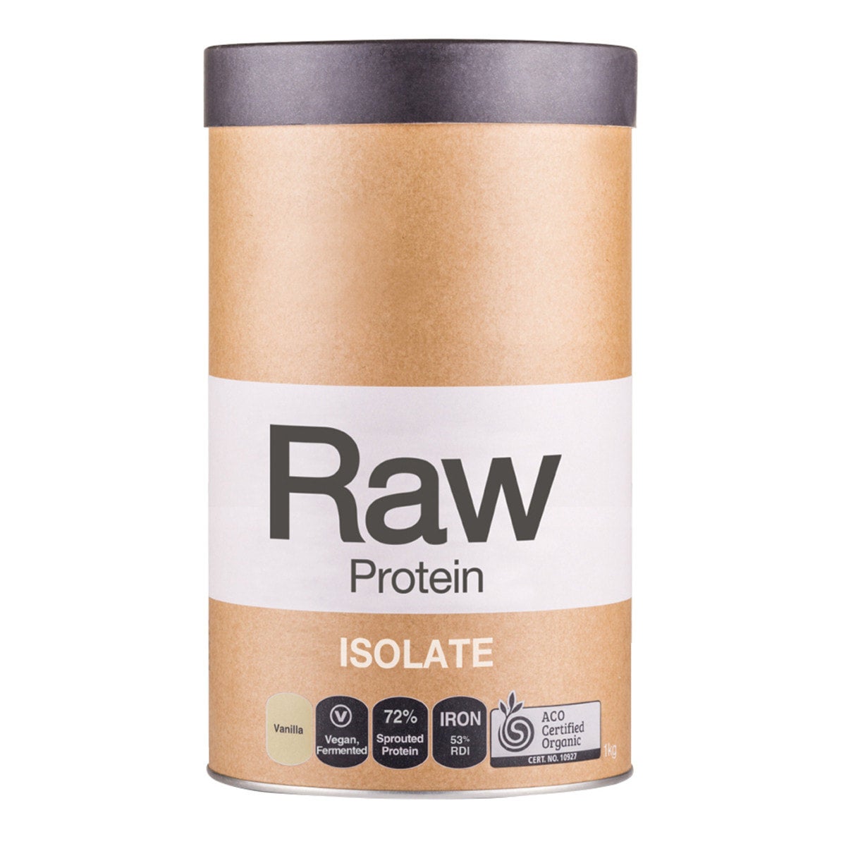 Raw Protein Isolate Vanilla 1kg Amazonia | Holistic Health Store