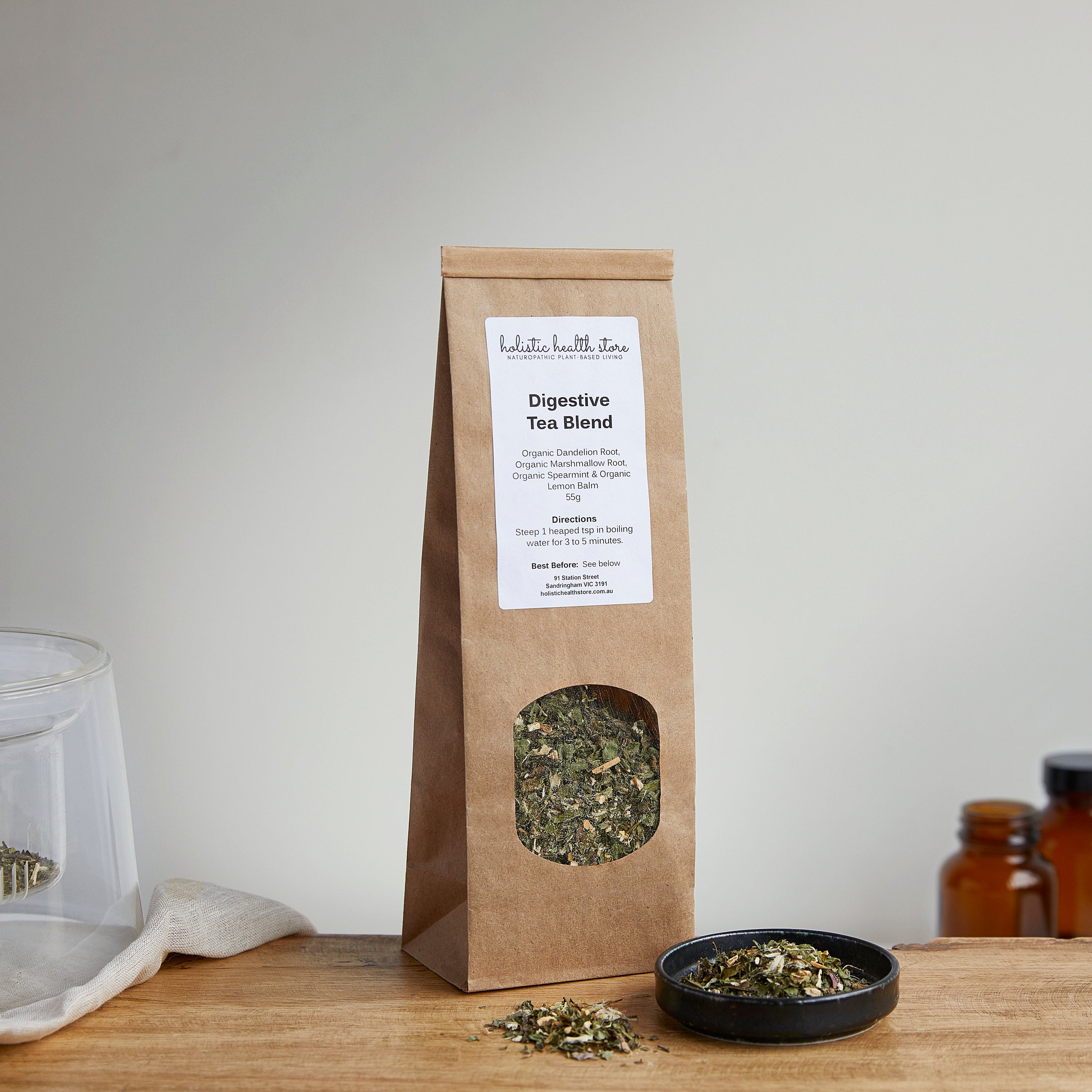 Digestive Tea Blend 65g | Holistic Health Store